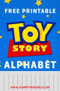 Free Printable Toy Story Alphabet - My Happy Printables