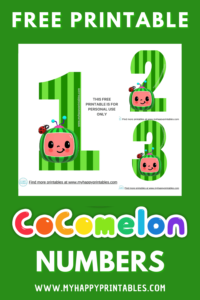 Free Cocomelon Party Printables - My Happy Printables
