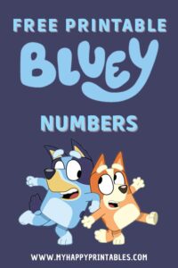 Free Printable Bluey Numbers - My Happy Printables