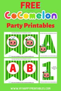 Free Cocomelon Party Printables - My Happy Printables