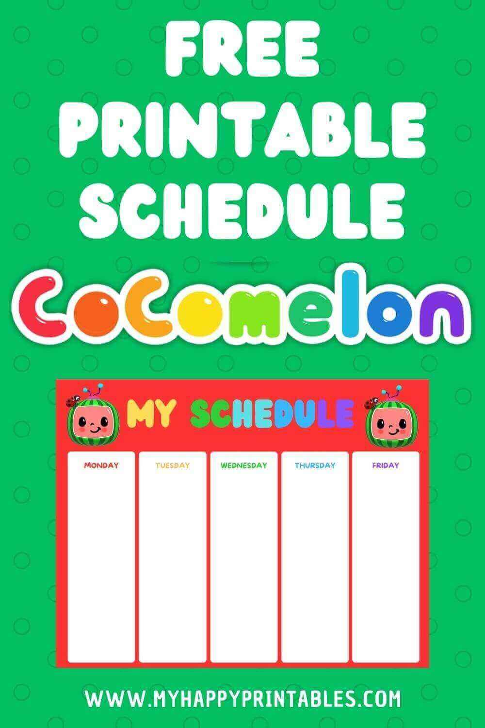 Free Printable Cocomelon Alphabet - My Happy Printables
