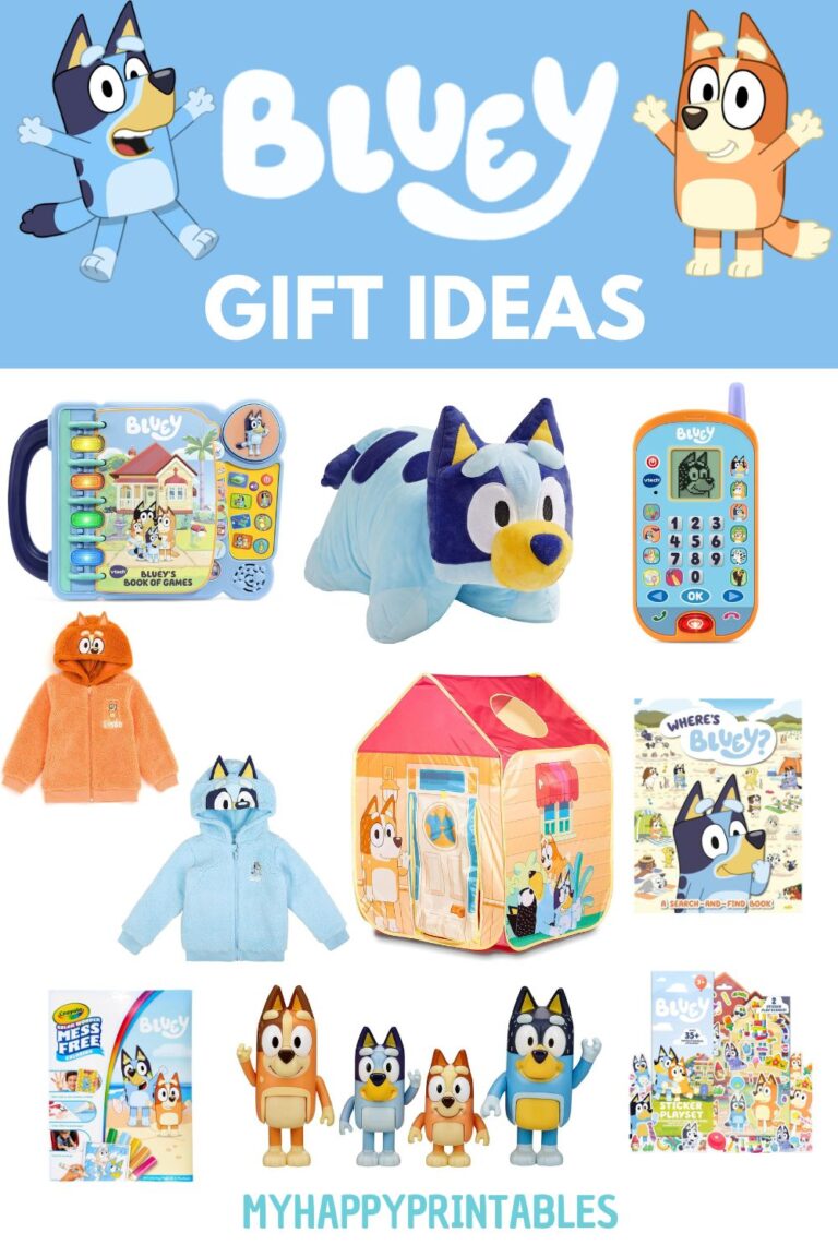 Bluey Gift Ideas for kids - My Happy Printables